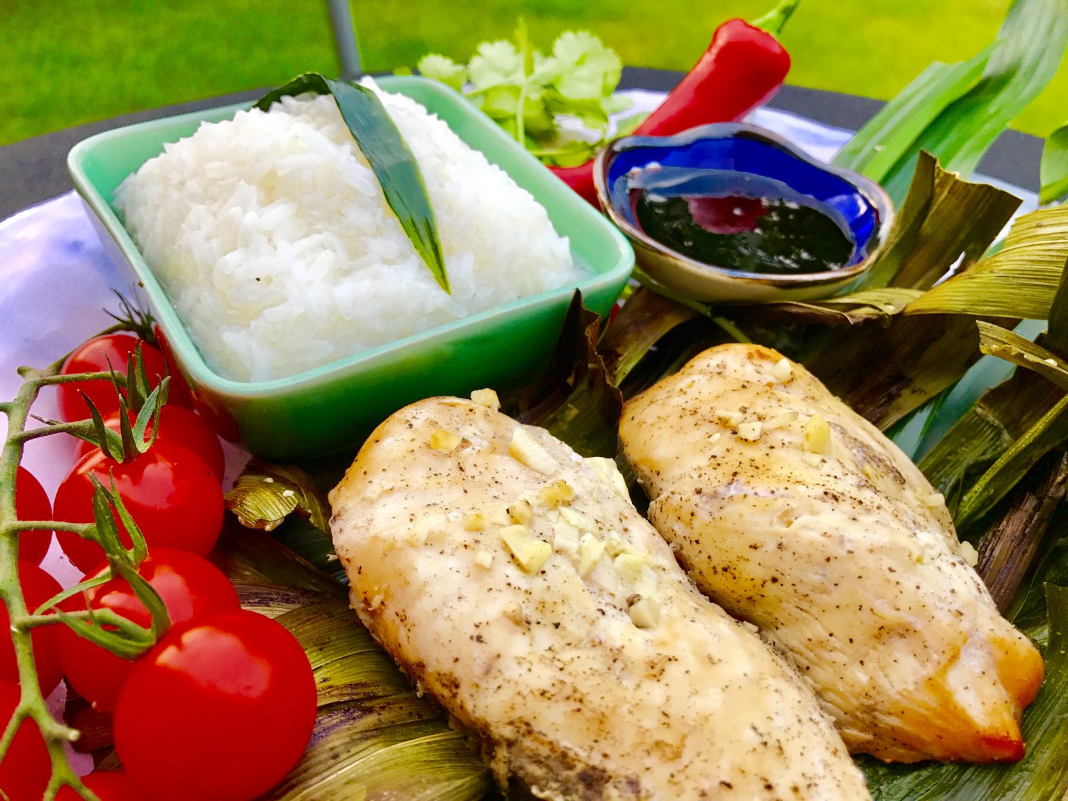 Thai Food Made Easy | CHICKEN IN PANDANUS LEAF